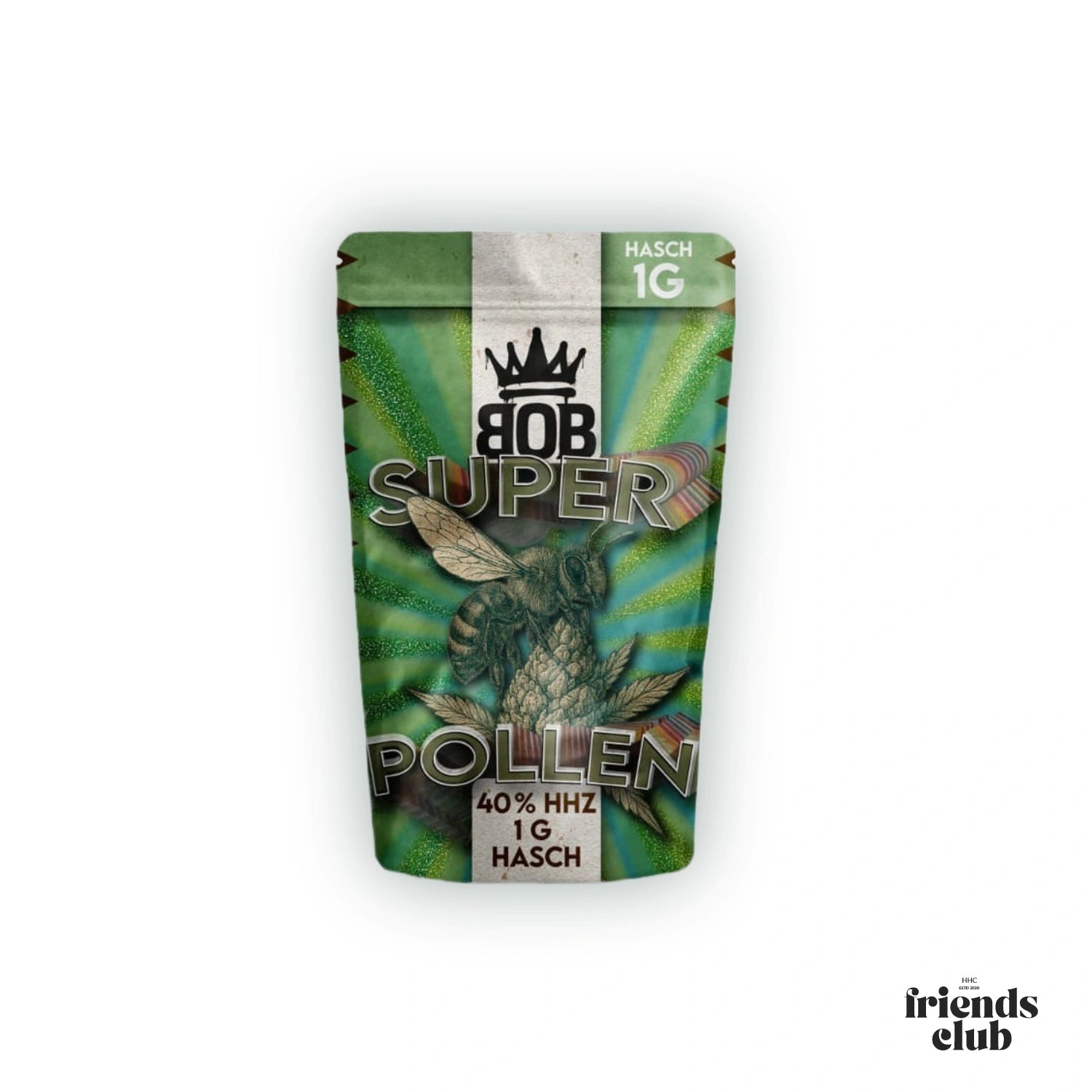 HHZ Hash Super Pollen 40% – light, smooth & potent